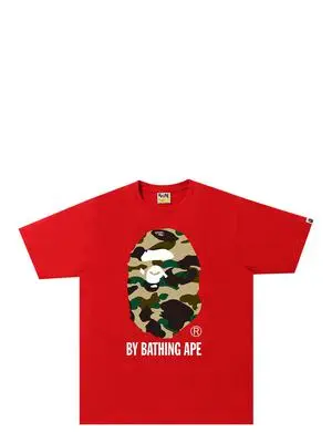 A BATHING APE 1st Camo Bathing Ape T-shirt - Red