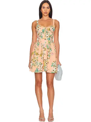 Agua Bendita X Spring Mini Dress - Shan Floral