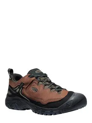Keen Targhee Iv Waterproof Hiking Shoe - Bison/black