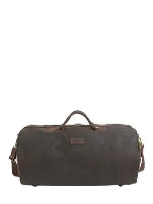 Barbour Waxed Canvas Duffle Bag - Olive