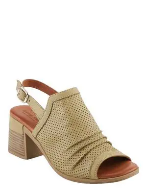 SPRING STEP SHOES Noctium Slingback Sandal - Olive Green