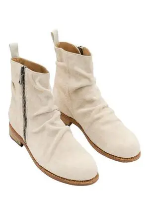 John Varvatos Slouchy Zip Boot - China White