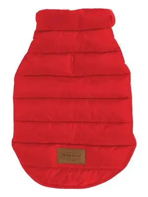 Pendleton Puffer Dog Coat - Red