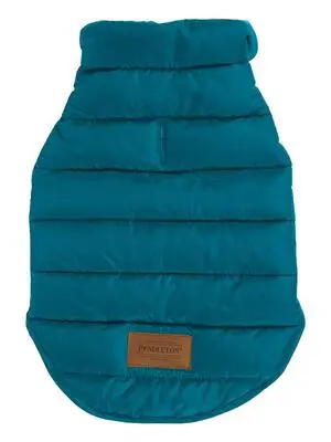 Pendleton Puffer Dog Coat - Teal