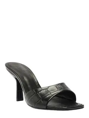 Schutz Schutz Posseni Slide Sandal Black Suede