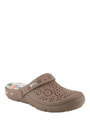 SPRING STEP SHOES Spring Step Contigo Clog Taupe