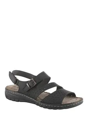 SPRING STEP SHOES Harinna Slingback Sandal By - Black
