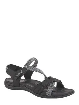 SPRING STEP SHOES Strappy Sport Sandal - Black