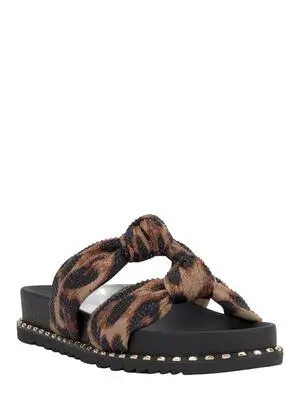 Jessica Simpson Caralyna Platform Slide Sandal - Natural