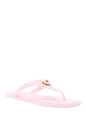 Versace Alia Medusa Thong Sandals Guava/gold