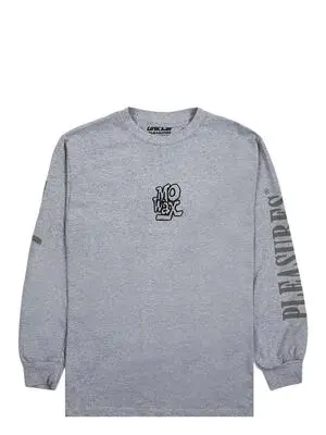 PLEASURES Music Long-sleeve - Grey
