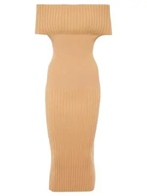 SPORTMAX Sportmax Off-Shoulder Midi Dress