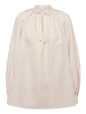 Loro Piana Linen Blouse - Beige