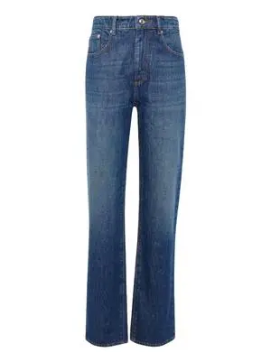 Sportmax Low-rise Straight Jeans - Blue