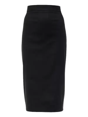 Max Mara Eden Cotton-blend Pencil Skirt - Black