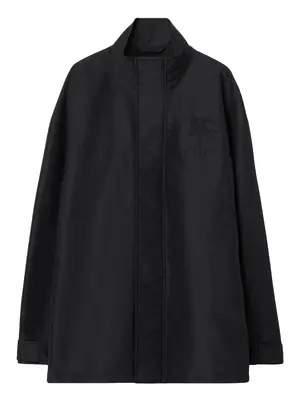 Burberry Ekd Embroidered High-neck Jacket - Black