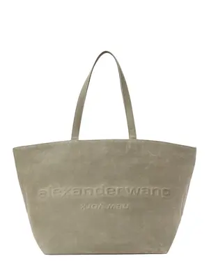 Alexander Wang Alexander Wang Embossed Logo Tote Bag Neutrals