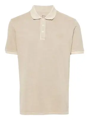 Woolrich Mackinack Logo-embroidered Polo Shirt - Neutrals