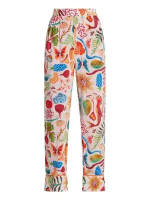 Farm Rio Bright Straight-leg Trousers - Neutrals