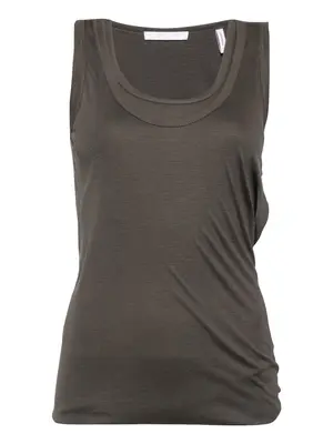 Helmut Lang Scoop-neck Tank Top - Green