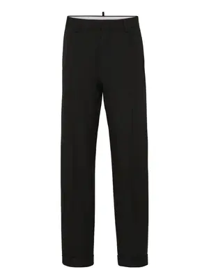Dsquared2 Straight-leg Tailored Trousers - Black