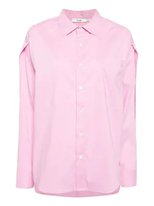 B+AB Cut-out Poplin Shirt - Pink