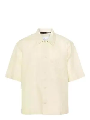 Calvin Klein Patch-pocket Short-sleeve Shirt - Lfu Green Haze