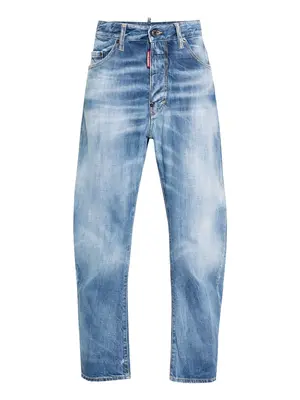 Dsquared2 Straight-leg Cropped Jeans - Blue