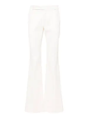 LUDOVIC DE SAINT SERNIN Bum Tailored Flared Trousers - Neutrals
