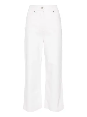 IRO PARIS Martine Cropped Straight Jeans - Neutrals