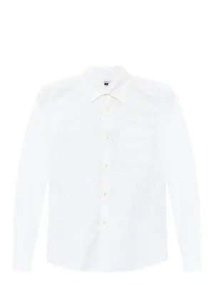 Eytys Otis Perforated Cotton Shirt - White