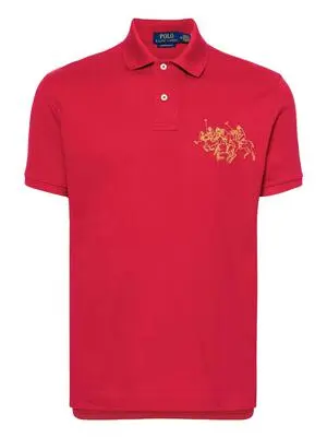 POLO RALPH LAUREN Logo-embroidered Polo Shirt