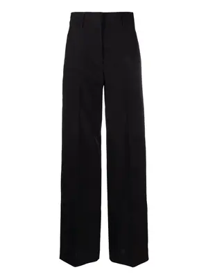 Burberry Wide-leg Tailored Trousers - Black