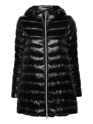 Herno Hooded Puffer Parka - Black
