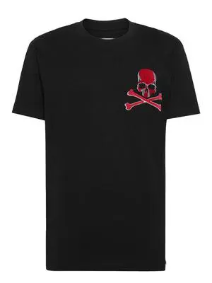 Philipp Plein Skull-print Cotton T-shirt - Black