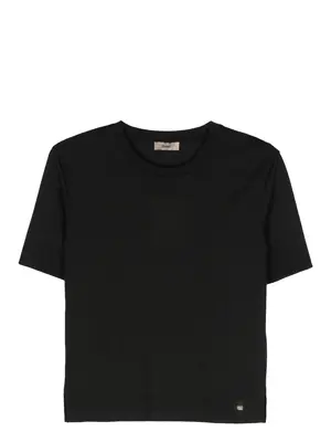 Herno Fine-knit T-shirt - Black