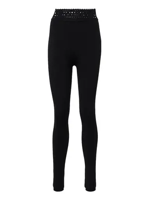 Alaïa Vienne High-rise Leggings - Black