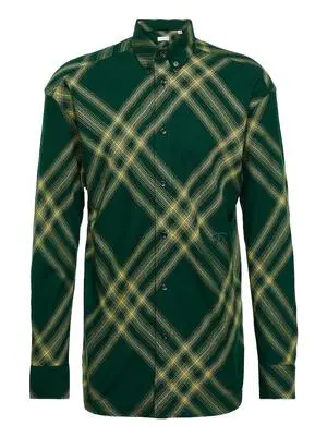 Burberry Check Wool Shirt - Multicoloured