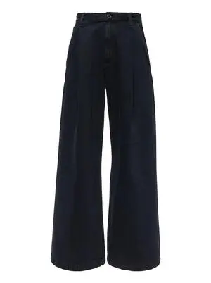 AGOLDE Ellis Low-rise Wide-leg Jeans - Black