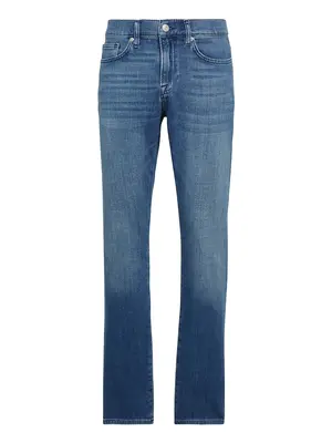 FRAME L'homme Mid-rise Slim Jeans - Blue
