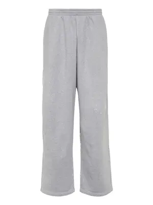Balenciaga Cotton Fleece Sweatpants - Grey