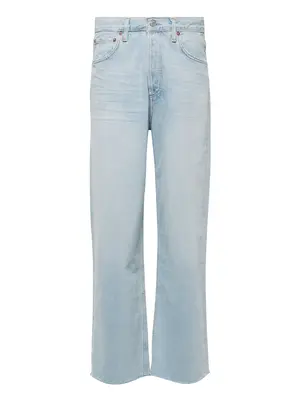 AGOLDE Ren High-rise Wide-leg Jeans - Blue