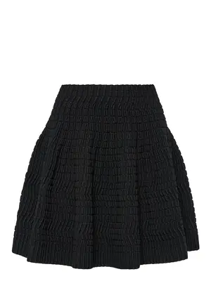 Alaïa High-rise Mini Skirt - Black