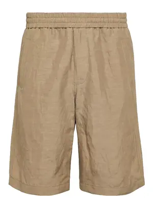 Giorgio Armani Canvas Bermuda Shorts - Beige