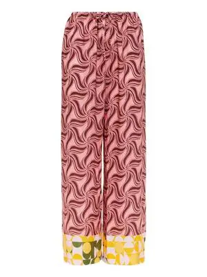 DRIES VAN NOTEN Dries Van Noten Printed Wide-Leg Pants