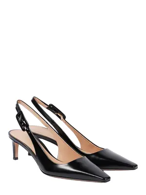 GIANVITO ROSSI Gianvito Rossi Lindsay 55 Patent Leather Pumps