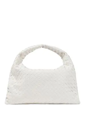 BOTTEGA VENETA Bottega Veneta Hop Intrecciato Leather Shoulder Bag