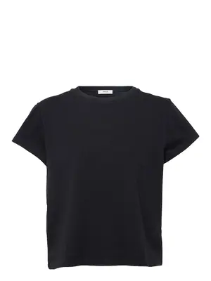 AGOLDE Adine Cropped T-shirt - Black