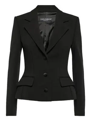 Dolce & Gabbana Wool-blend Blazer - Black