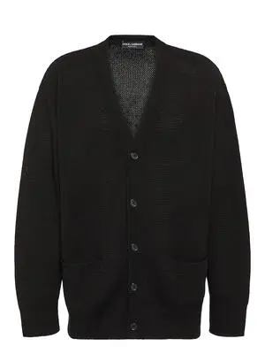 Dolce & Gabbana Cotton Cardigan - Black